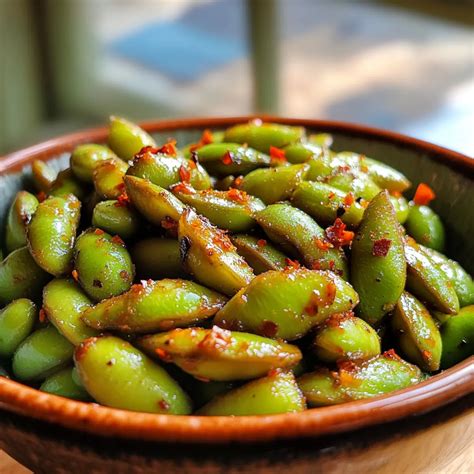 Easy Roasted Edamame Snack Bowl Crispy Bold And Addictive