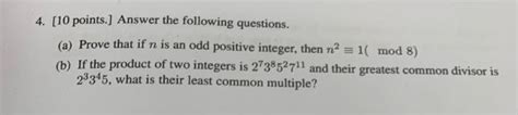 solved 4 [10 points ] answer the following questions a