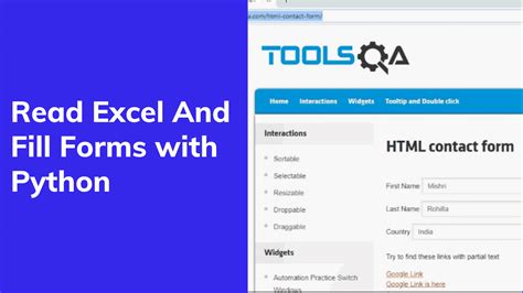 Read Excel And Fill Forms With Python In Tagui Bot Nirvana