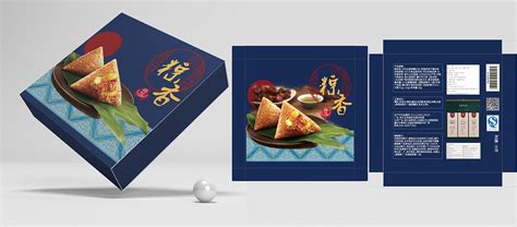 端午节粽子 包装设计 礼盒装银鹭八宝粥7 站酷zcool