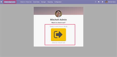 Odoo Employee Attendance Geolocation WebKul