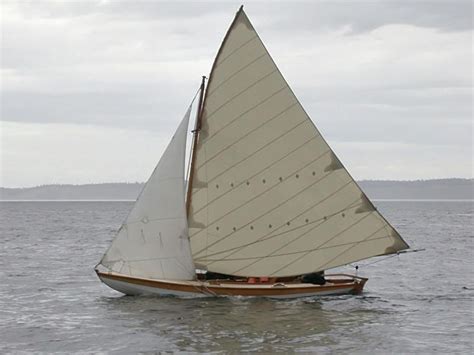 Strip Planked Fenwick Williams Catboat At Port Vincent Boat Show Artofit