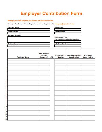 Free 33 Contribution Form Samples In Pdf Ms Word