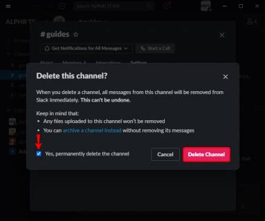 How To Delete A Channel In Slack