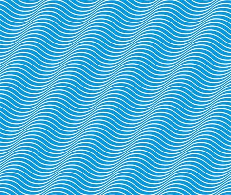 Premium Vector Marine Vector Seamless Pattern With Stylized Blue
