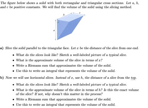 Solved The Figure Below Shows A Solid With Both Rectangular Chegg
