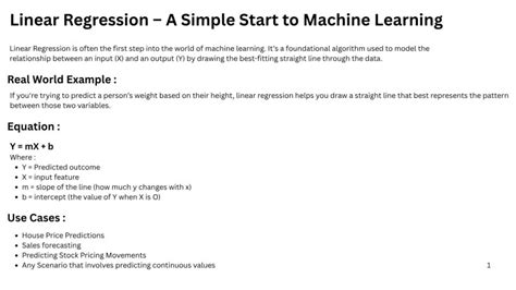 Machinelearning Linearregression Mlbasics Supervisedlearning Swapna Gollamudi