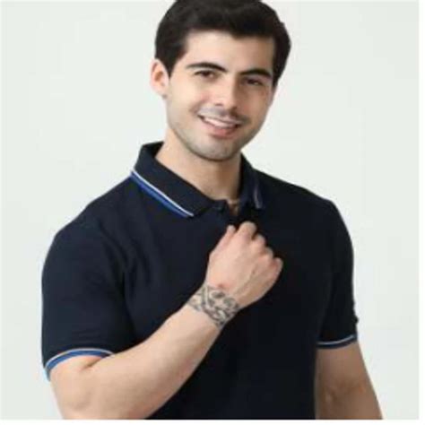 Customize Marks Spencer Customize Polo Neck T Shirt With Tipping At