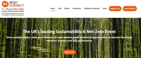 27 28 June 2023 Reset Connect Excel London Space4climate