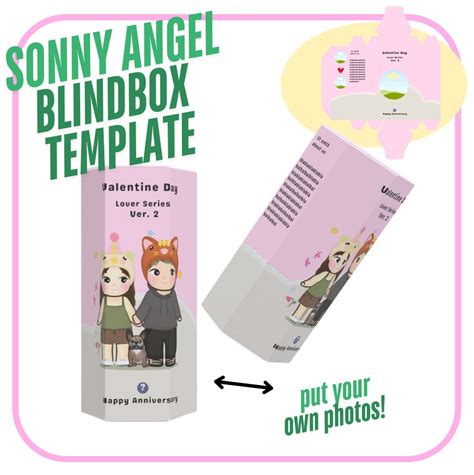 Sonny Angel Blindbox Template Canva Wabbitcreates