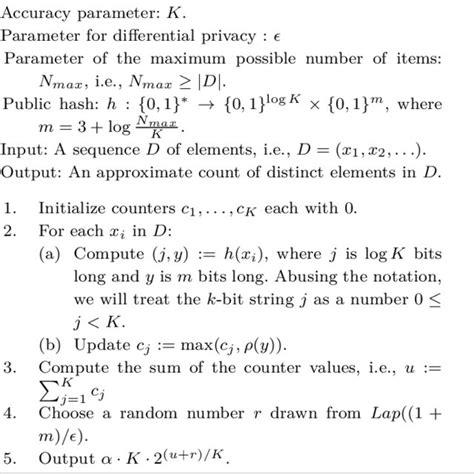 Differentially Private Multi Party Loglog Algorithm Download
