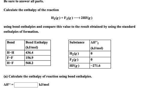 Question Show Transcribed Image Text Calculate The Enthalpy Custom Writings