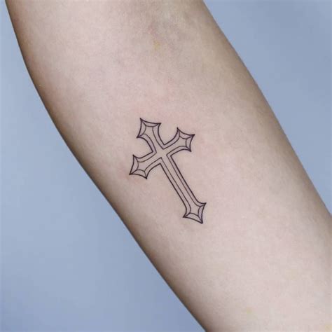 20 Most Popular Small Cross Tattoos Small Cross Tattoos Cross Tattoos For Women Cross Tattoo