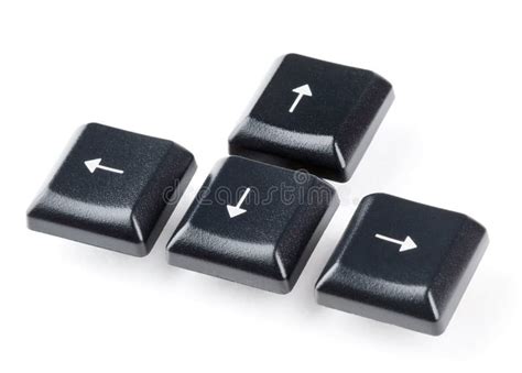 Keyboard Key With Arrow Sign Stock Image Image Of Reflection Gray