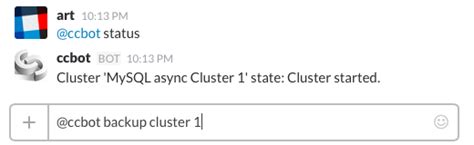 Automate Your Database With CCBot ClusterControl Hubot Integration