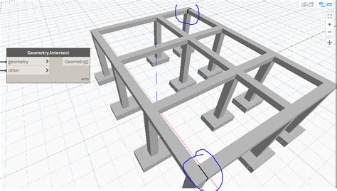 Intersection Faces Of Beams And Columns Revit Dynamo