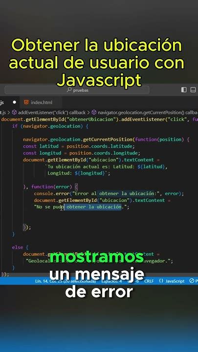 Obtener Ubicación Con Javascript Aprendejavascript