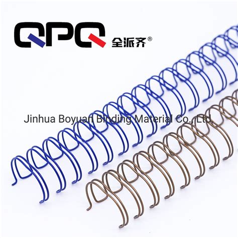 Outstanding Quality Price Nylon Coated Double Loop Wire O For Book Binding Double Loop Wire