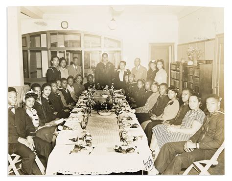 E F Joseph Photograph Of Dorie Miller Being Honored At A Banquet