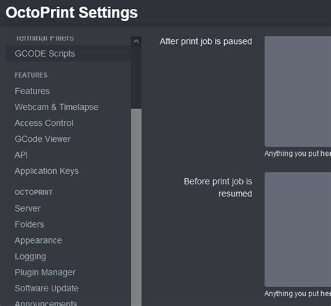 Resume Print After Pause Get Help Octoprint Community Forum