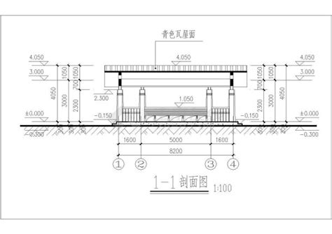 景区售票亭设计cad参考图仿古建筑土木在线