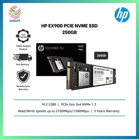 Hp Ssd Ex M Gb Pcie Nvme D Nand Flash Anti Vibration High Data Security Shopee