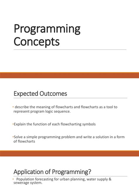 Programming Concepts Pdf Computer Program Programming