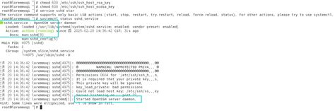 SSH服务器Failed to start OpenSSH Server daemon loremmoqi 博客园
