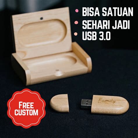 Jual Custom Flashdisk Flashdisk Kayu Flashdisk Polos Flashdisk Custom Usb Flashdisk