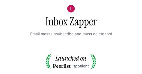 Inbox Zapper Peerlist