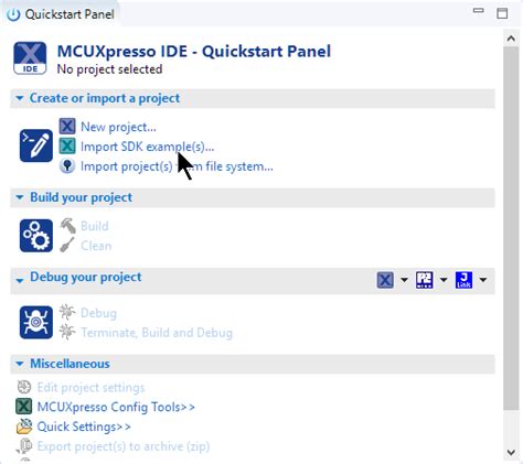 First Steps With The Nxp I Mx Rt1064 Evk Board Mcu On Eclipse