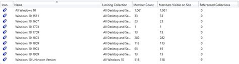 windows server 2016 sccm query for os version not returning expected