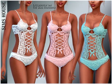 The Sims Resource Lace Bodysuit