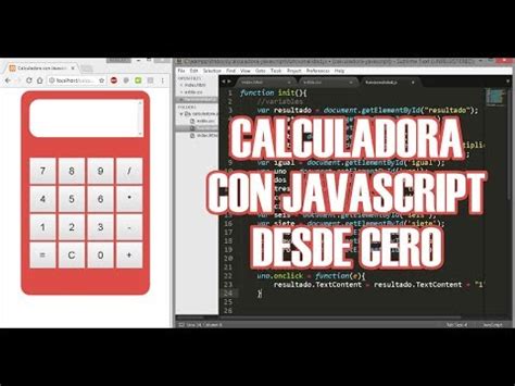 Calculadora Con Javascript Html Y CSS Desde Cero YouTube