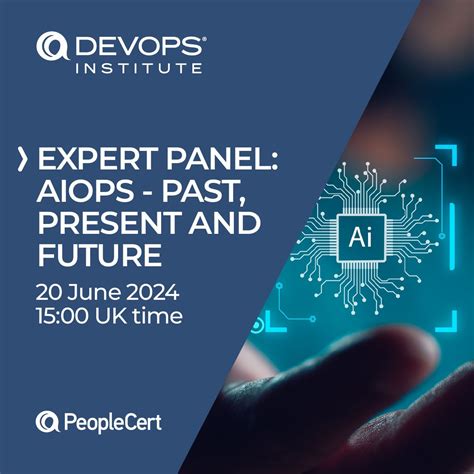 Webinar On Aiops For It Operations Devops Institute Posted On The
