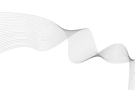 현대 다채로운 물결선 배경 디자인입니다 비즈니스 토지에 대 한 화이트 웨이브 곡선 추상적인 배경 프리미엄 벡터