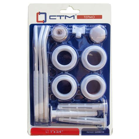 Монтажный комплект для радиатора 3/4 3 кронштейна CTM CARMKT34 купить ...