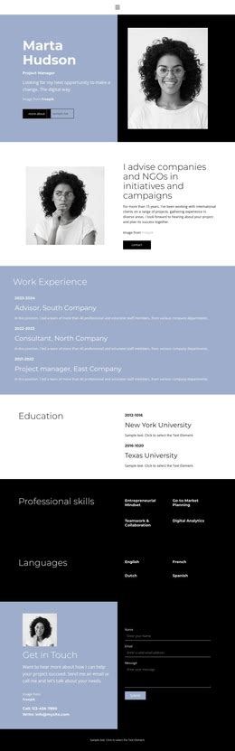 Digital Analytics One Page Template By Nicepage