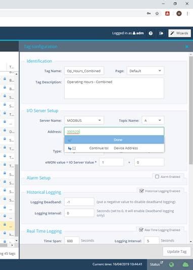 Combining Two 16bit Modbus Registers Into One Field Hms Support Portal
