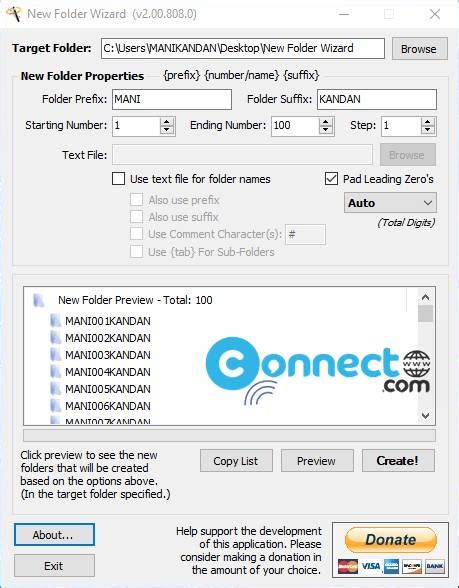 how to create multiple folders instantly with new folder wizard