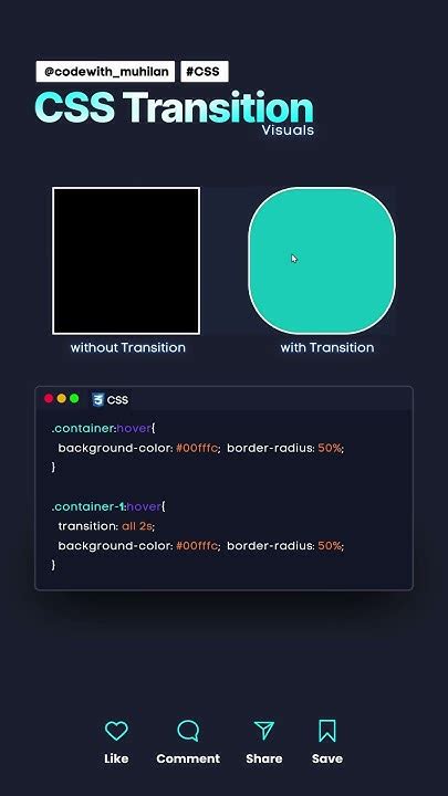 Css Transition Explain Codewithmuhilan Css Coding Youtube