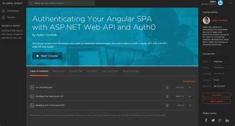 First Pluralsight Course Live Towfeek Solutions Ab