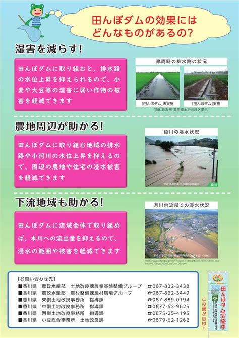 田んぼダムの取り組みについて香川県