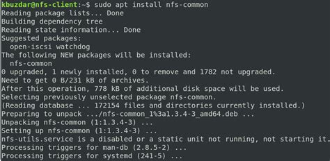 How To Mount Nfs Share On Debian 10