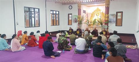 ကာလိမြို့၊ ကာလိနယ်မြေရဲစခန်း ဘုန်းရောင်မေတ္တာဓမ္မာရုံ ဘုရားအနေကဇာတင်ခြင