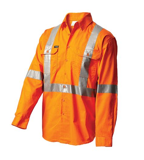 Workit Hi Vis Lightweight Drill Shirt With 3m™ Reflective Tape 2017 Ppe Safety