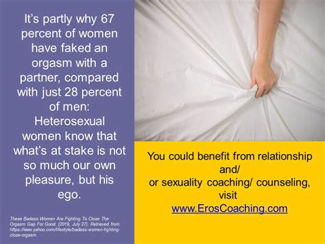Do You Know About The Orgasm Gap Eros Coaching
