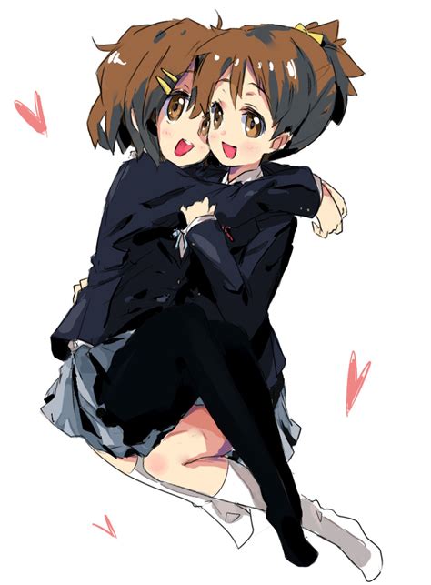 Hirasawa Yui And Hirasawa Ui K On Drawn By Maromi Am Danbooru