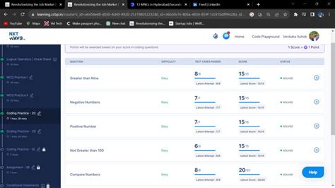 venkata ashok shava on linkedin day31 learningprogress nxtwave