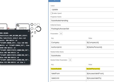 Bpaworkflow Projection Update Error 23r1 Ifs Community